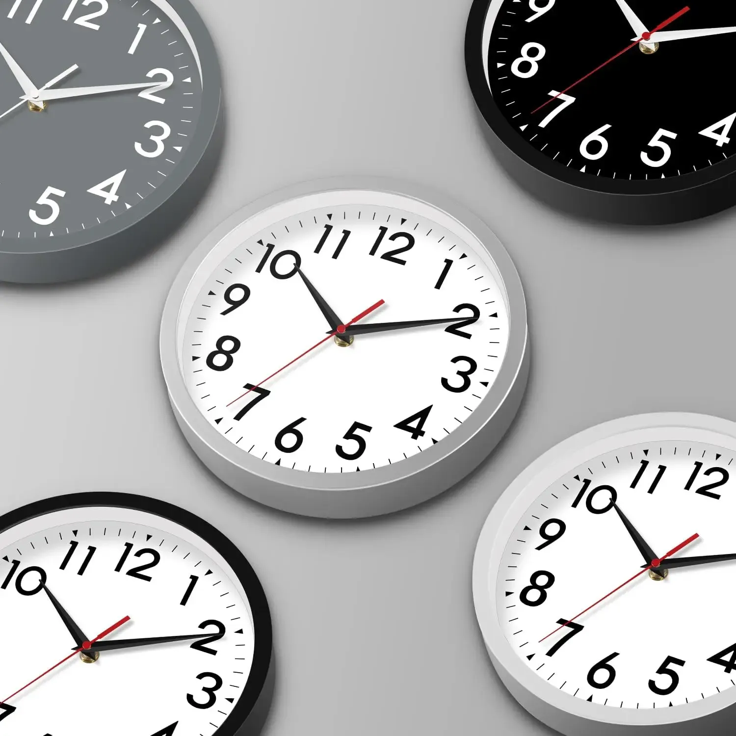 12 Inch Decorative Modern Plastic Wall Clock $3.59 - Wholesale China ...