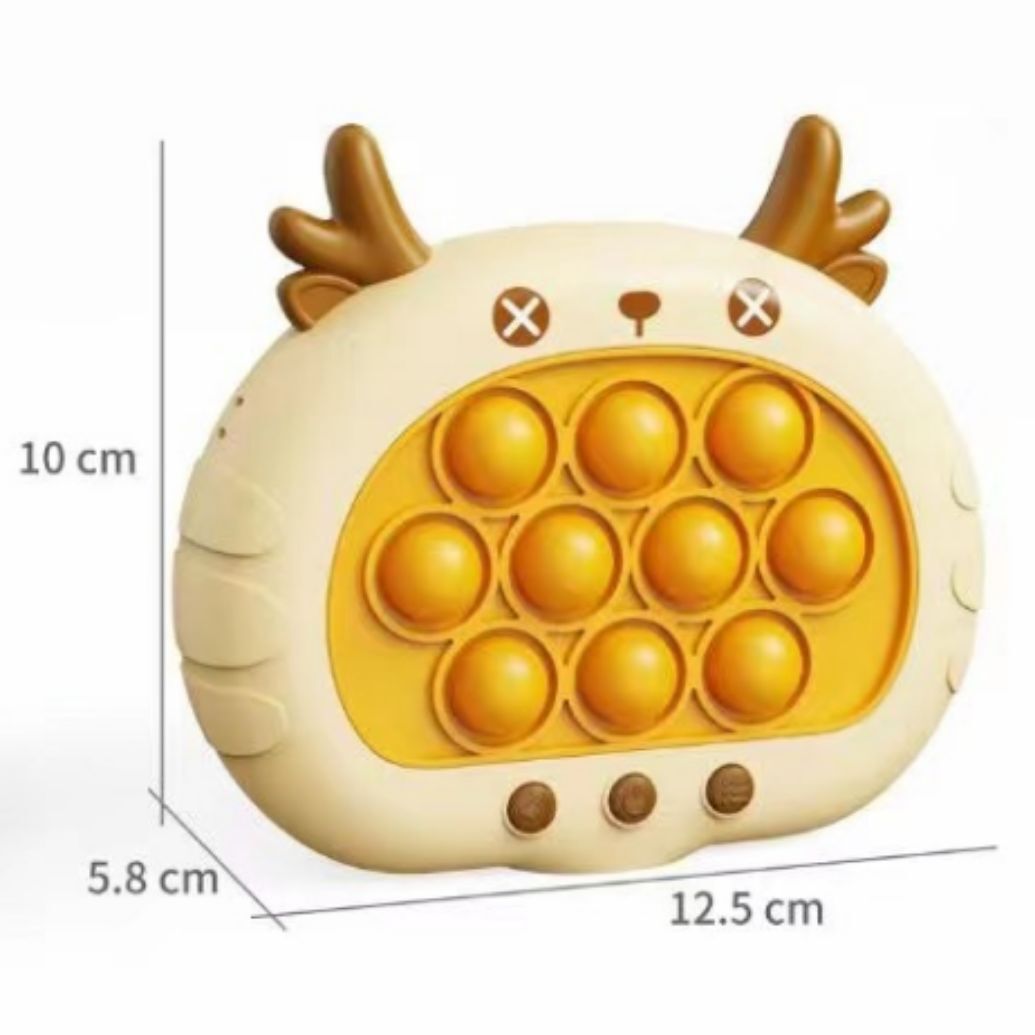 Science Toys Funny Quick Push Pop Game Bubble Popping Light Up Sensory ...