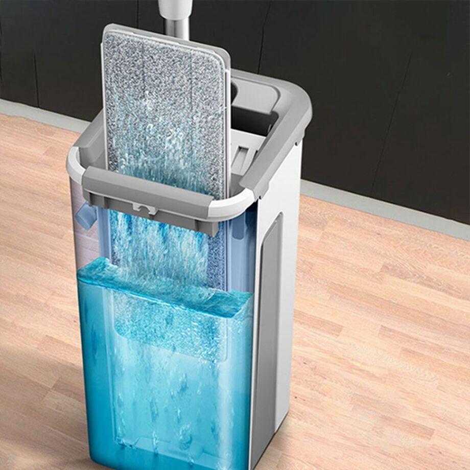 Wholesale Free Hand Washing Absorbent Flat Lazy Mop Squeeze Cleaning ...