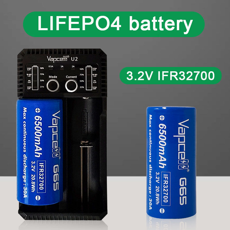 Buy Wholesale China Vapcell Ifr32700 G65 32700 3.2v 6500mah 30a Lifepo4 ...