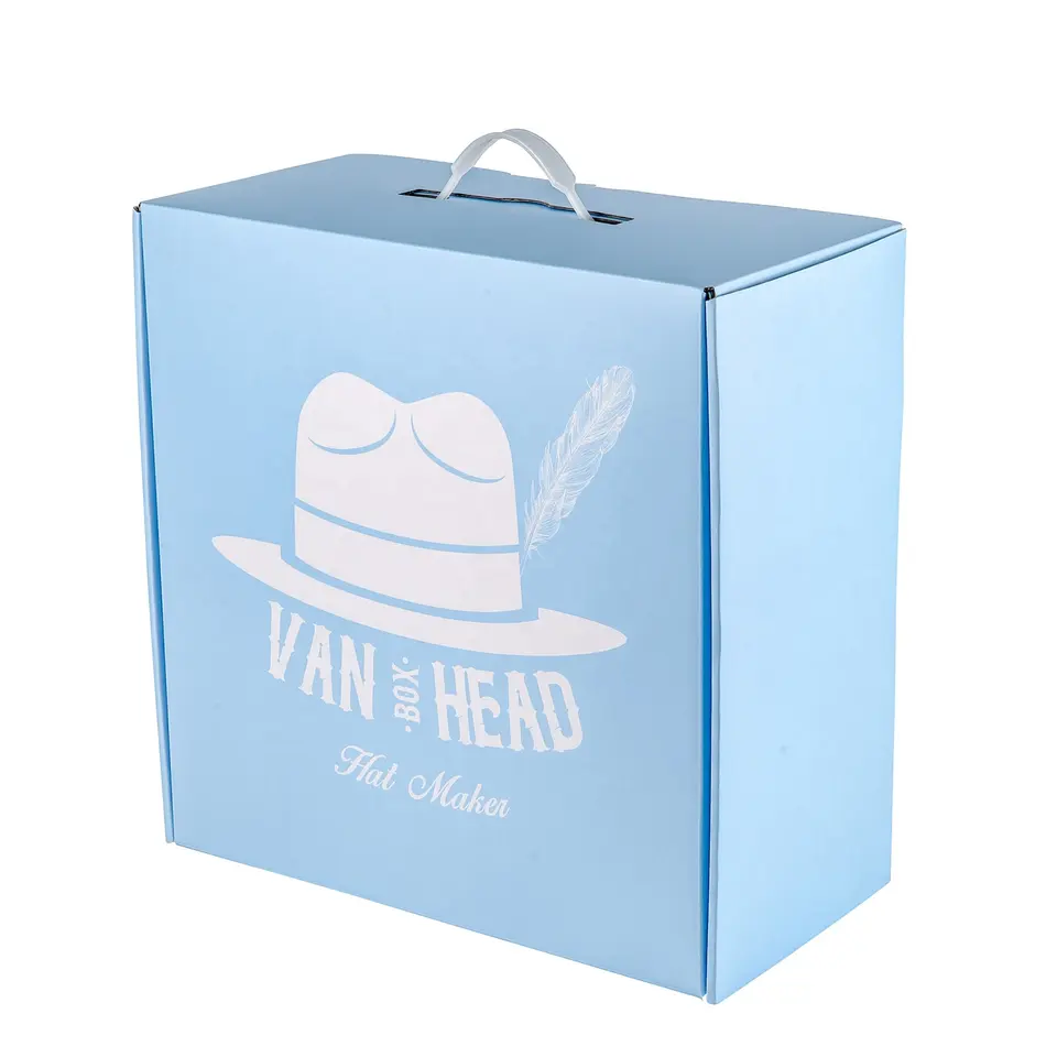 Factory Wholesale Custom Corrugated Cardboard Carton Hat Box Packing ...