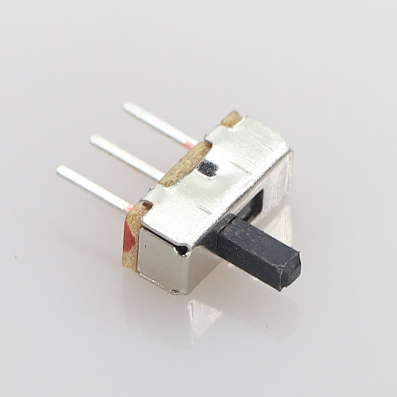 Slide Switch Ss-12d00 1p2t Single Row 3 Pins 2-gear Vertical Dip Type ...
