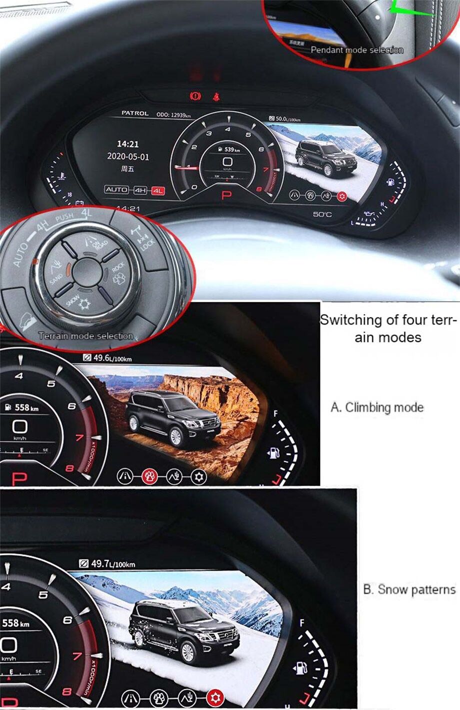 Factory Direct High Quality China Wholesale Car Digital Dashboard ...