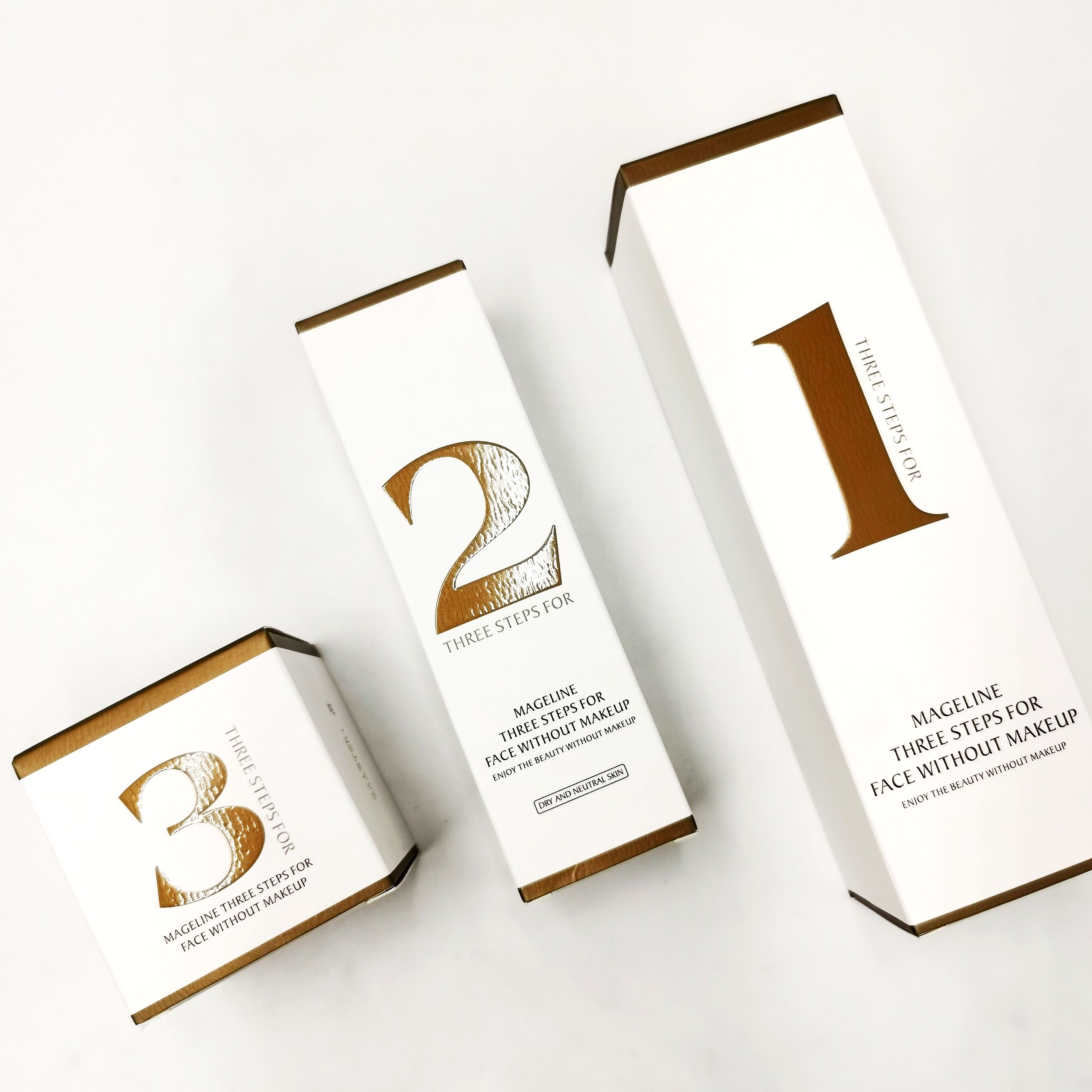 Small White Folding Carton Box Custom Packaging Lotion Boxes For ...