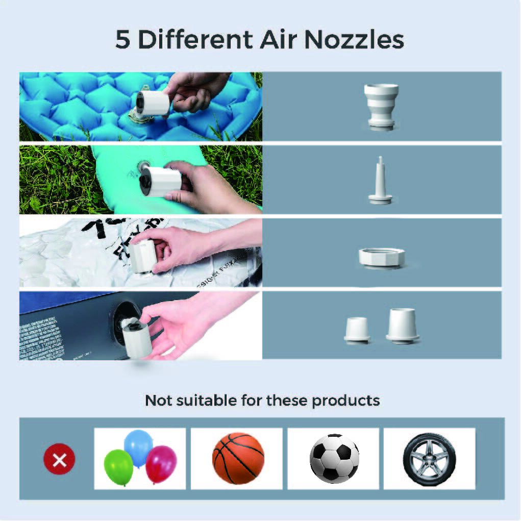 Buy Wholesale China White Tiny Air Pump For Electric Inflatables ...