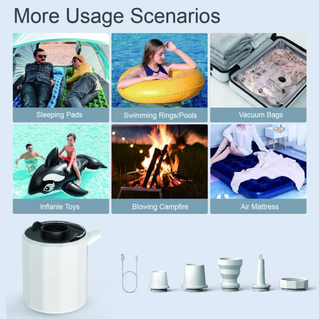 Buy Wholesale China White Tiny Air Pump For Electric Inflatables ...