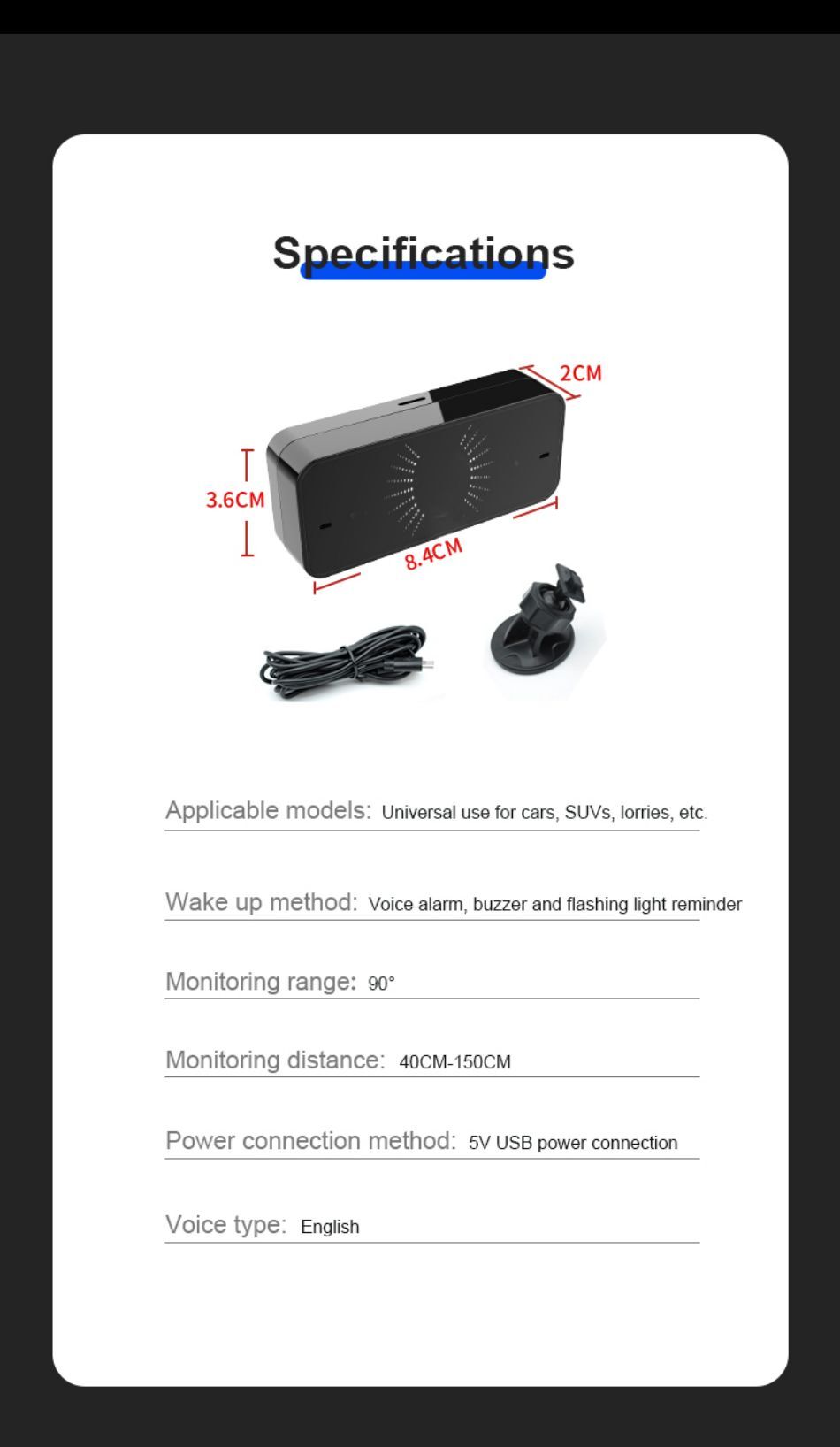 Driver Anti Sleep Alarm Fatigue Monitor Device Driver Sleep Monitor ...