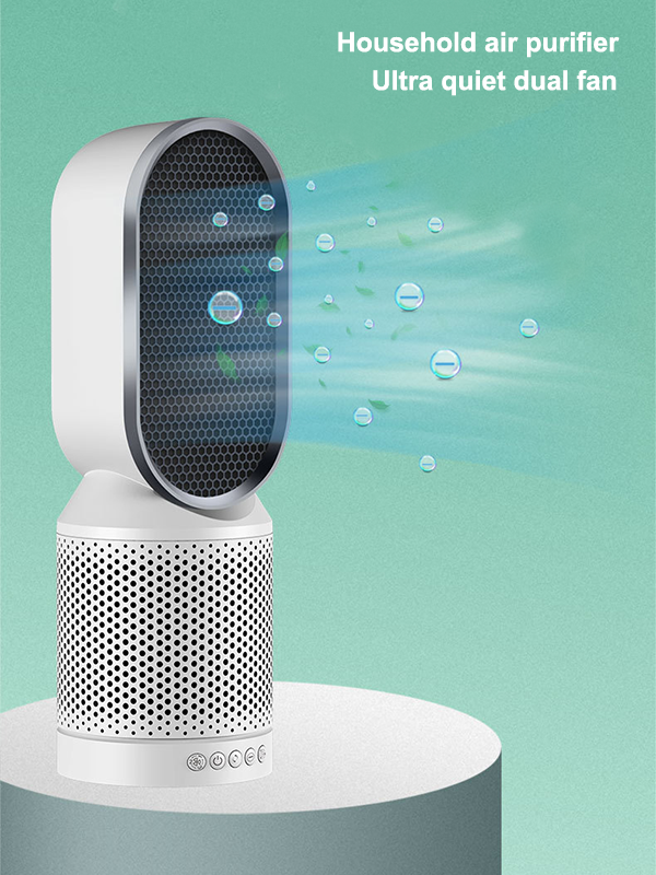 800w Multifunction Hepa Intelligent Bladeless Fan Air Purifier - Buy ...