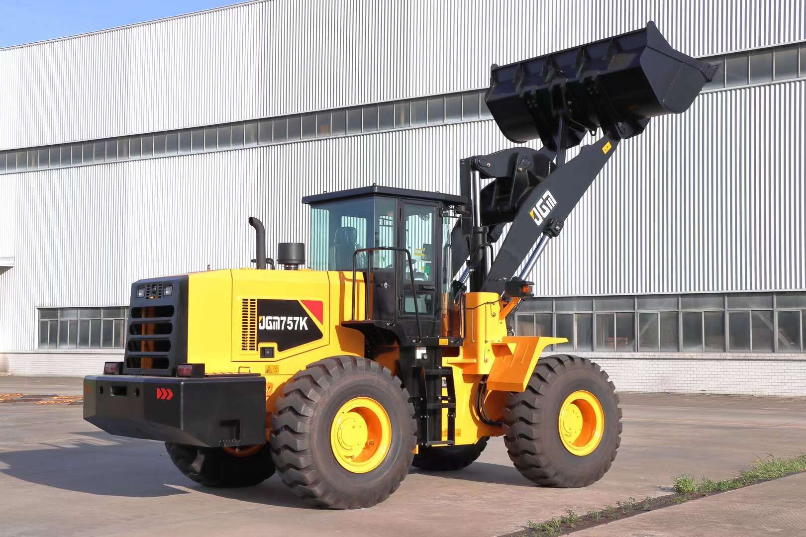 Buy Wholesale China 5 Ton Telescopic Boom Wheel Loader Jgm757k & Wheel ...