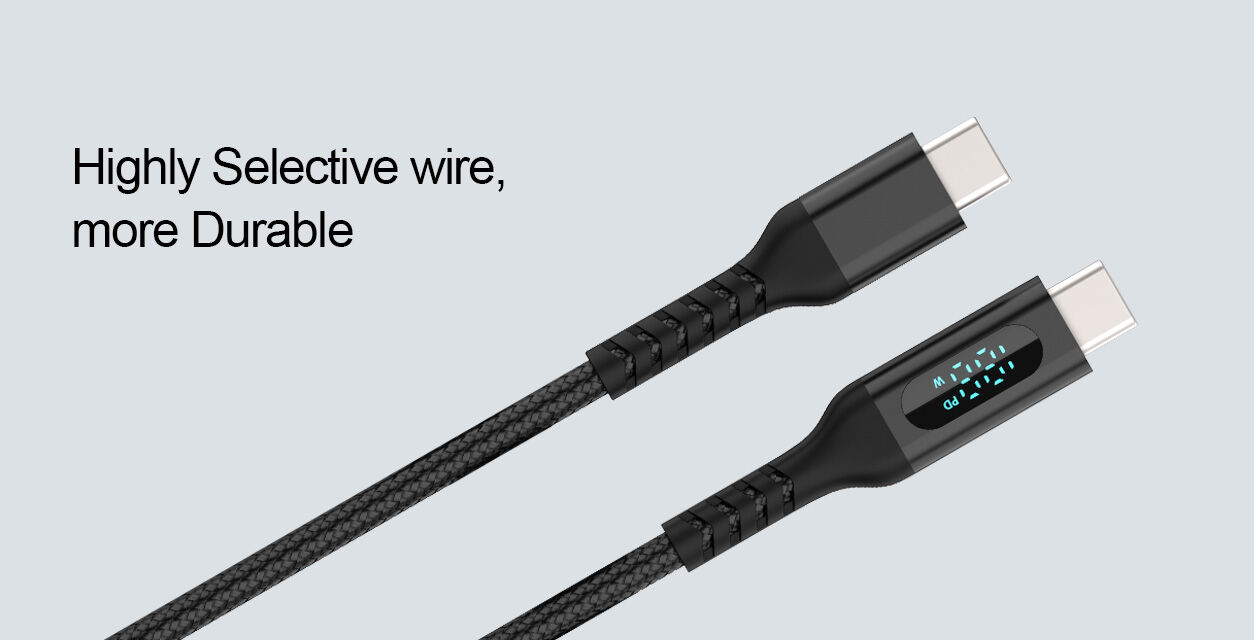 Buy Wholesale China New Smart Digital Display Data Cable Pd100w Metal ...