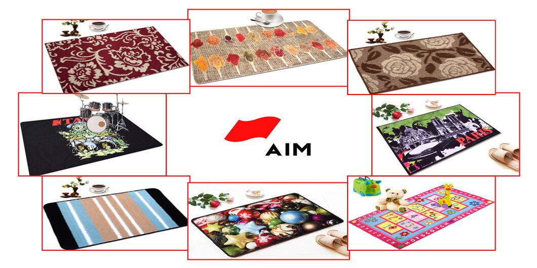 Nice Quality Antislip Rubber Backing Flooring Mats Nylon Printing Mat ...