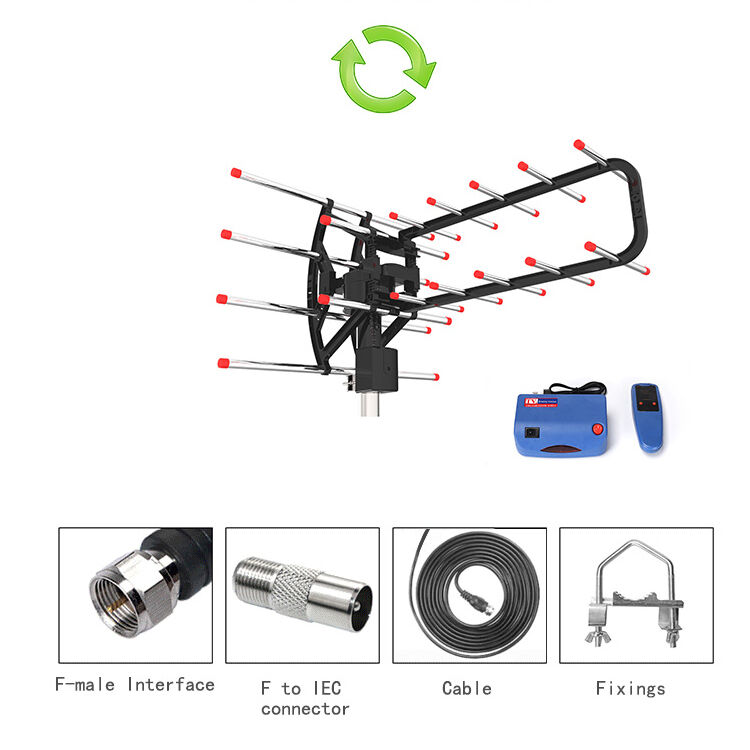 Buy Wholesale China Long Range 360 Degree Rotation Tv Antena Outdoor Hd ...