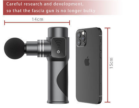 Mini Powerful Massage Gun Home Office Use Trip Outdoor Pain Release ...
