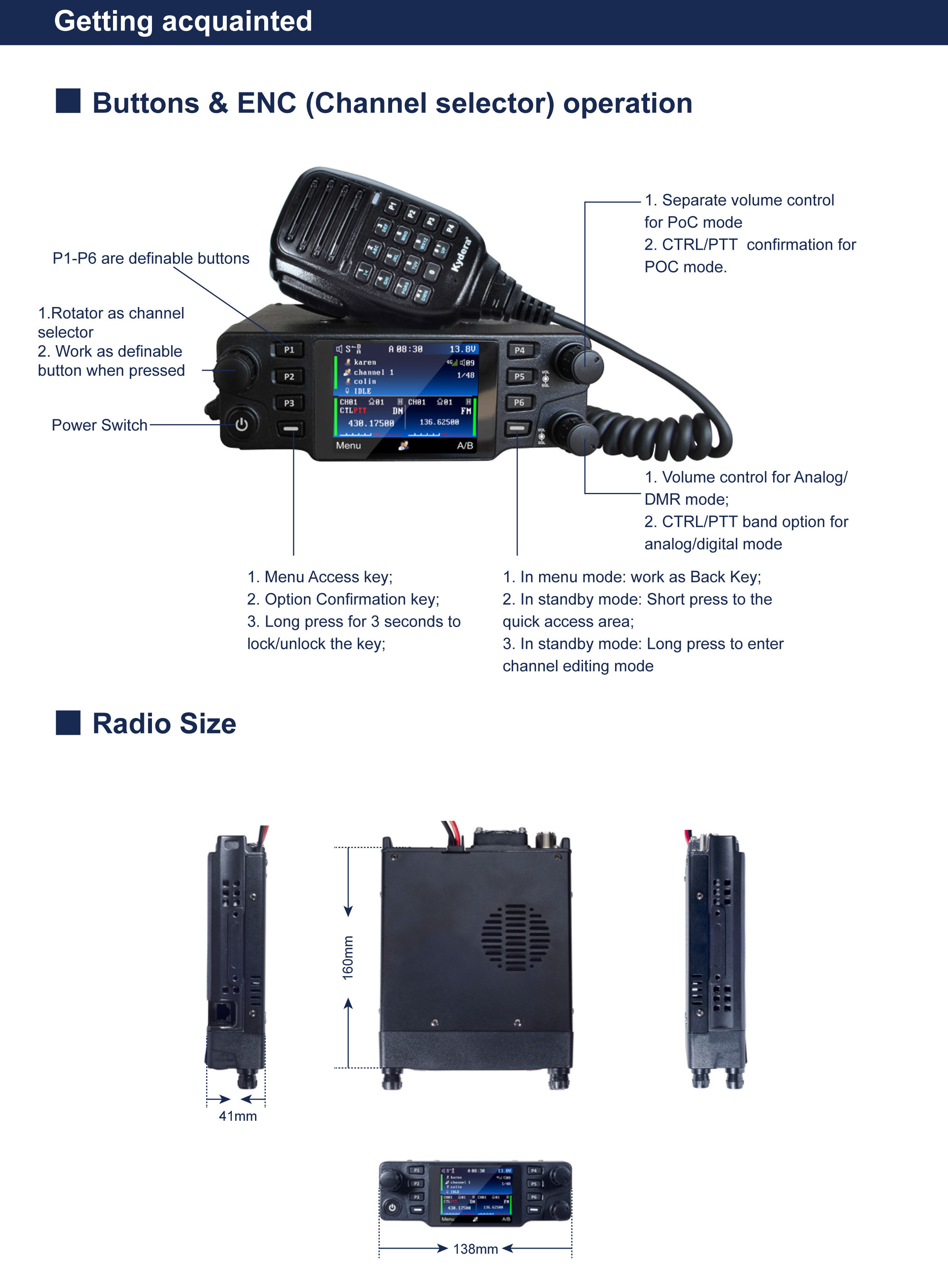 Factory Direct High Quality China Wholesale Kydera Lte-cdr700uv Multi ...