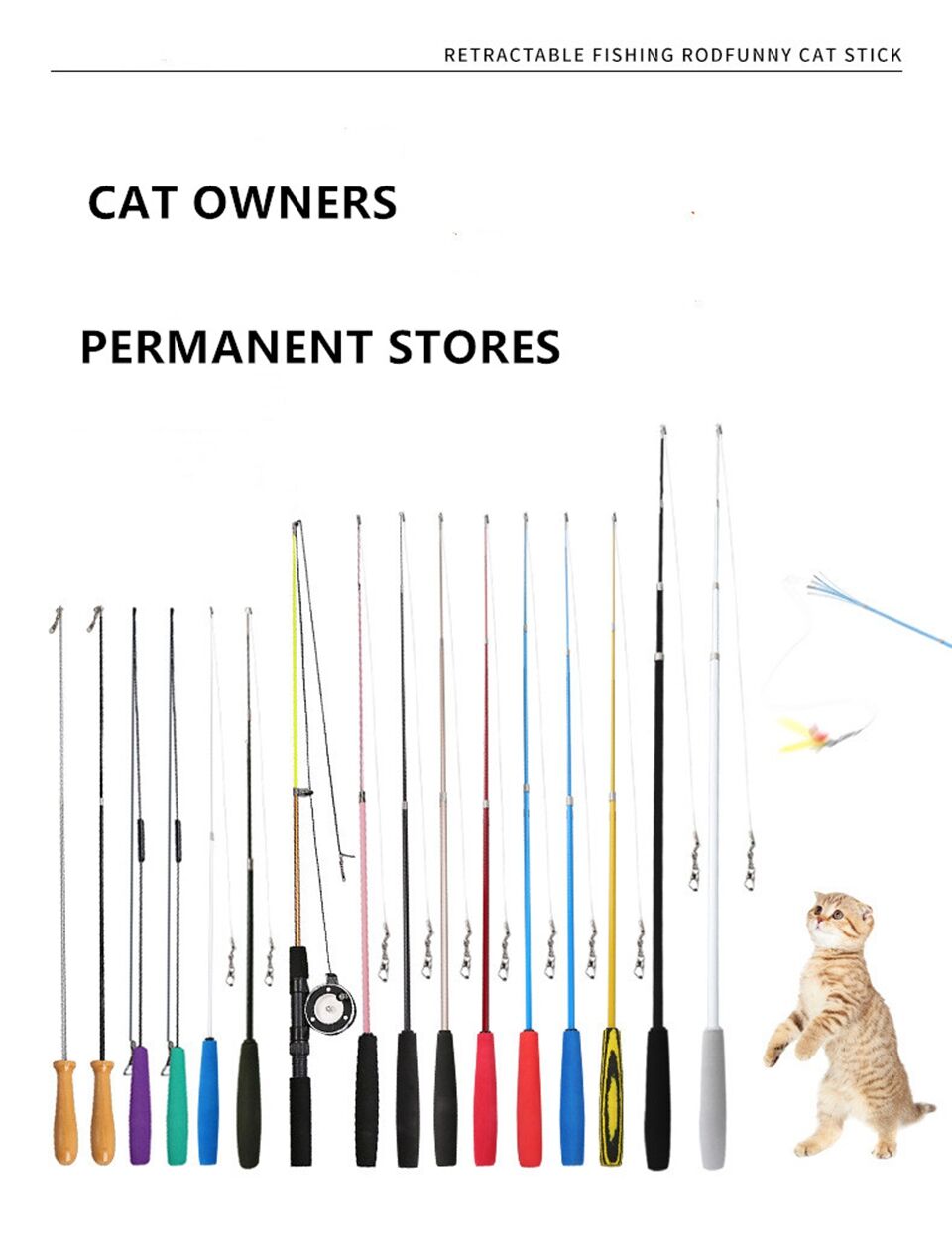 Buy Wholesale China Hot-selling Cat Toy Two-section Cat-stick Diy Set ...