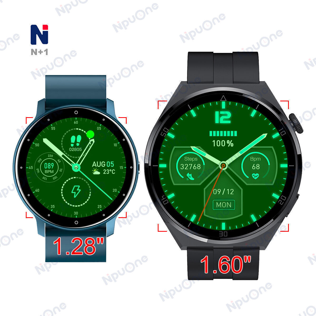 Factory Price Realtek 8762dt Nhj02 Big Screen Smart Watch Reloj ...