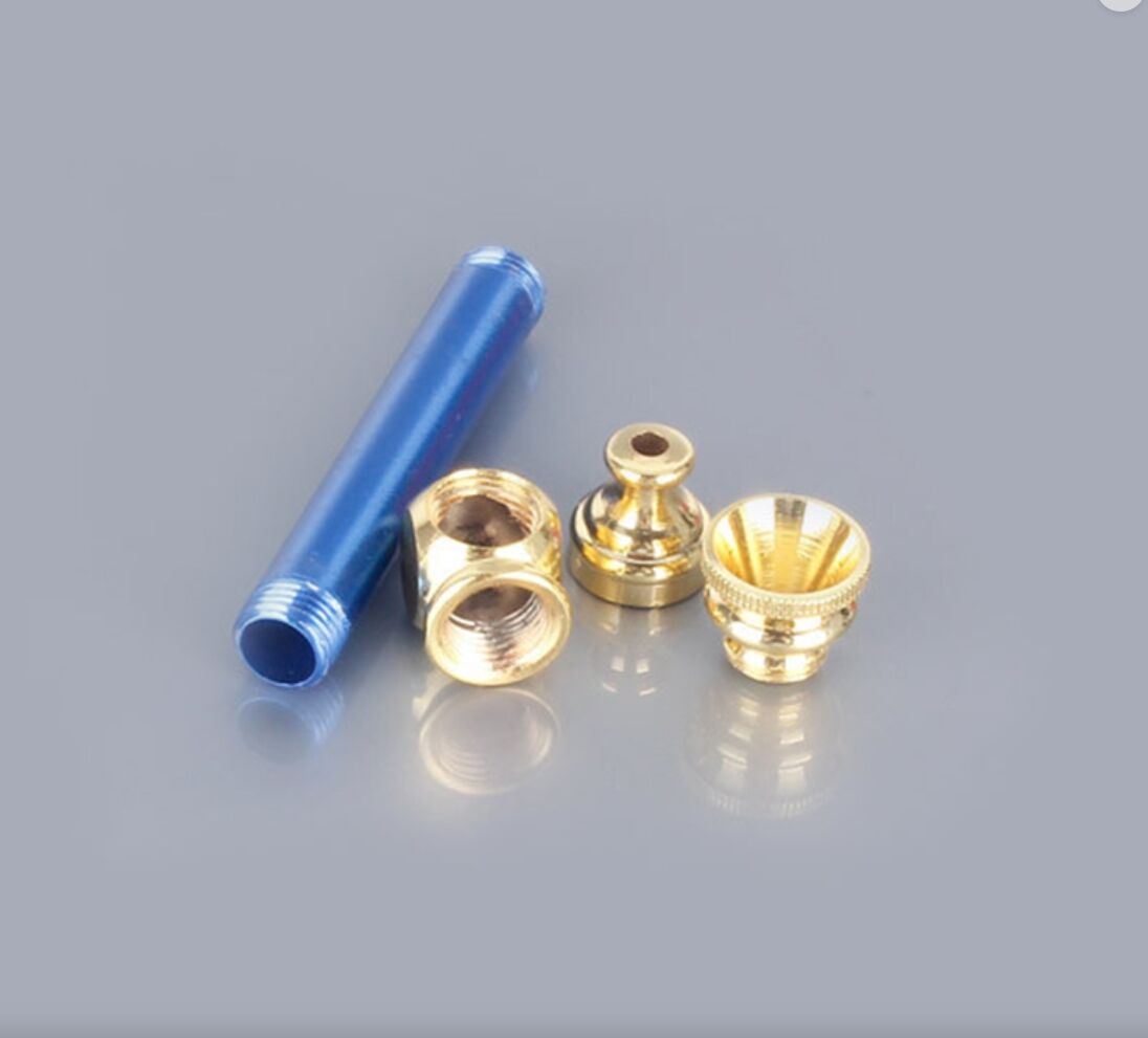 Wholesale Different Size Multi Colors Metal Brass Smoking Pipe Weed ...