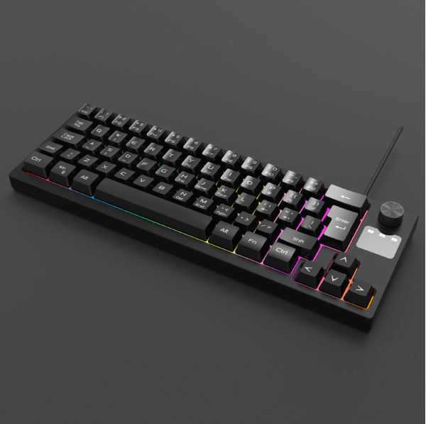 Compact Usb Wired 5 Rows Keycaps 60% Percent Mini Office Keyboard With ...