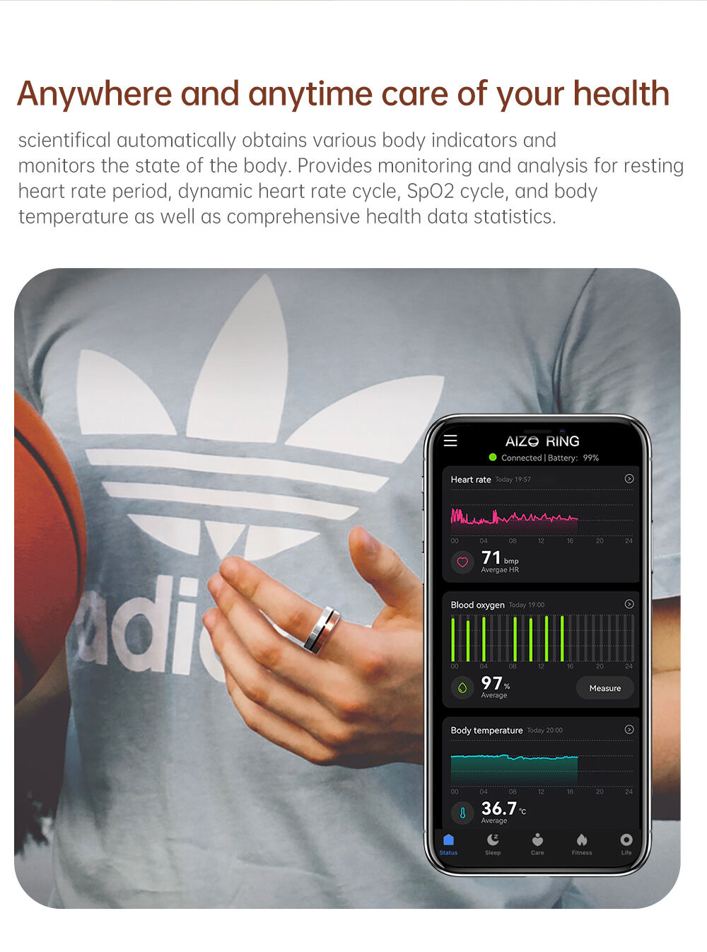 Buy Wholesale China Manufacturer Eiot Smart Ring(sleep/ Heart Rate ...