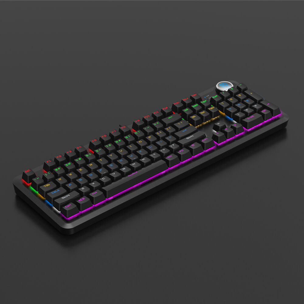 Bst- 919 104 Keys Slim Led Backlit Usb Wired Mechanical Gaming Keyboard ...