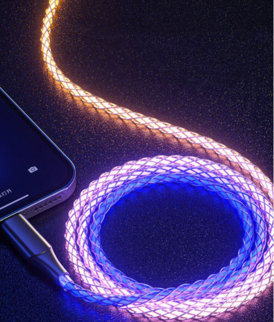 Buy Wholesale China Wholesale Led Cable, Usb To Type C Rgb Colorful Led ...