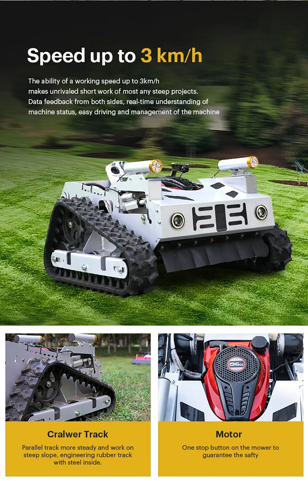 Buy Wholesale China Ce Certified 550mm Remote Control Crawler Electric Intelligent Snow Clearing ...