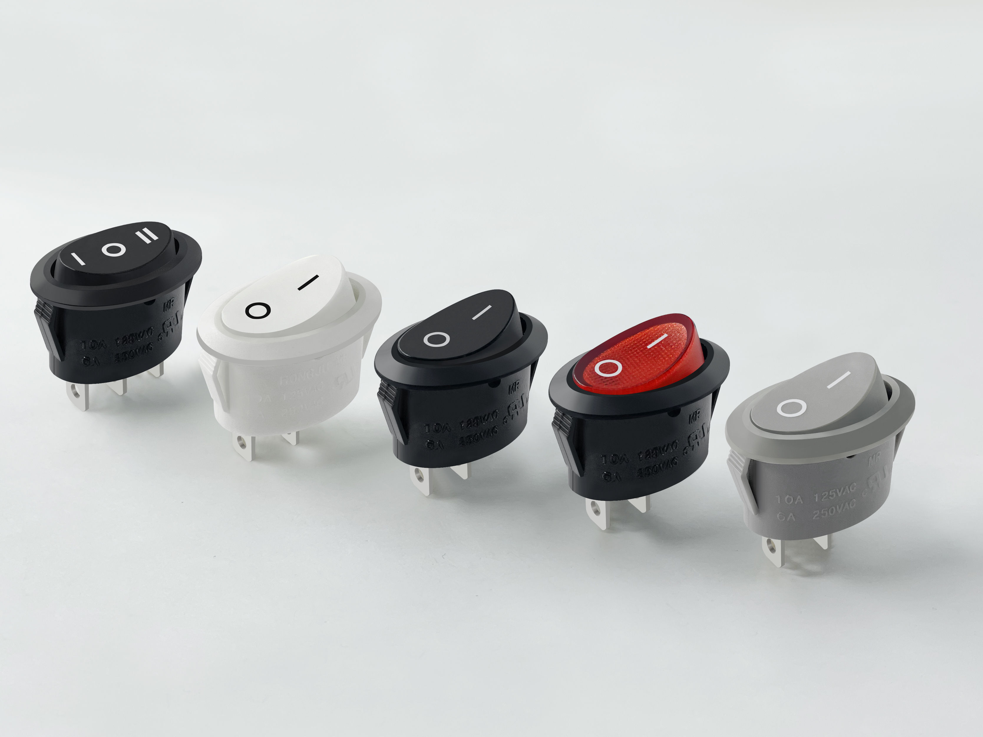 Buy Wholesale China Honyone 2 Position Rocker Switch, 12a/125v Ac 4-pin ...