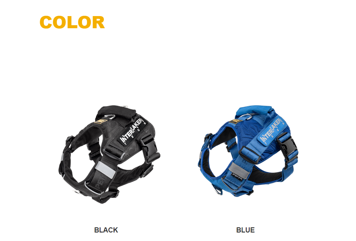 Dog Harness/tech Harness With Adjustable Chest Webbing Made Of High ...