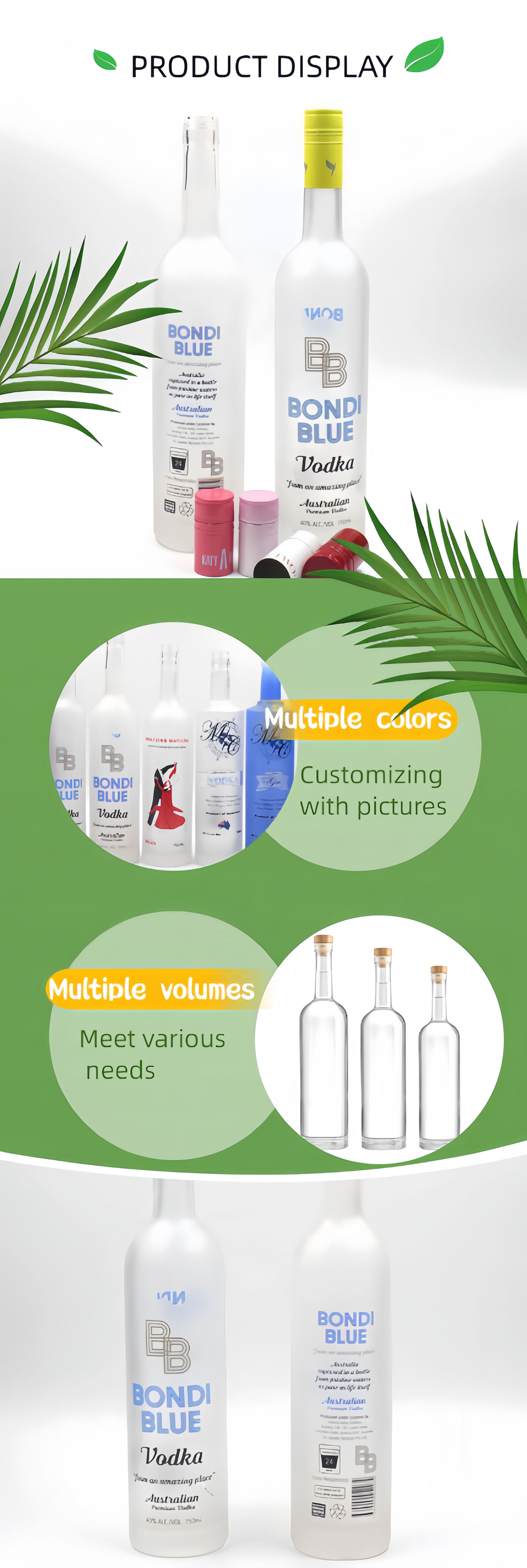 Clear Glass Bottle Beverage Glass Bottle Glass Bottle Jars - Expore ...