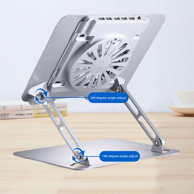 Buy Wholesale China Adjustable Laptop Stand With Cooling Fan, Aluminium ...