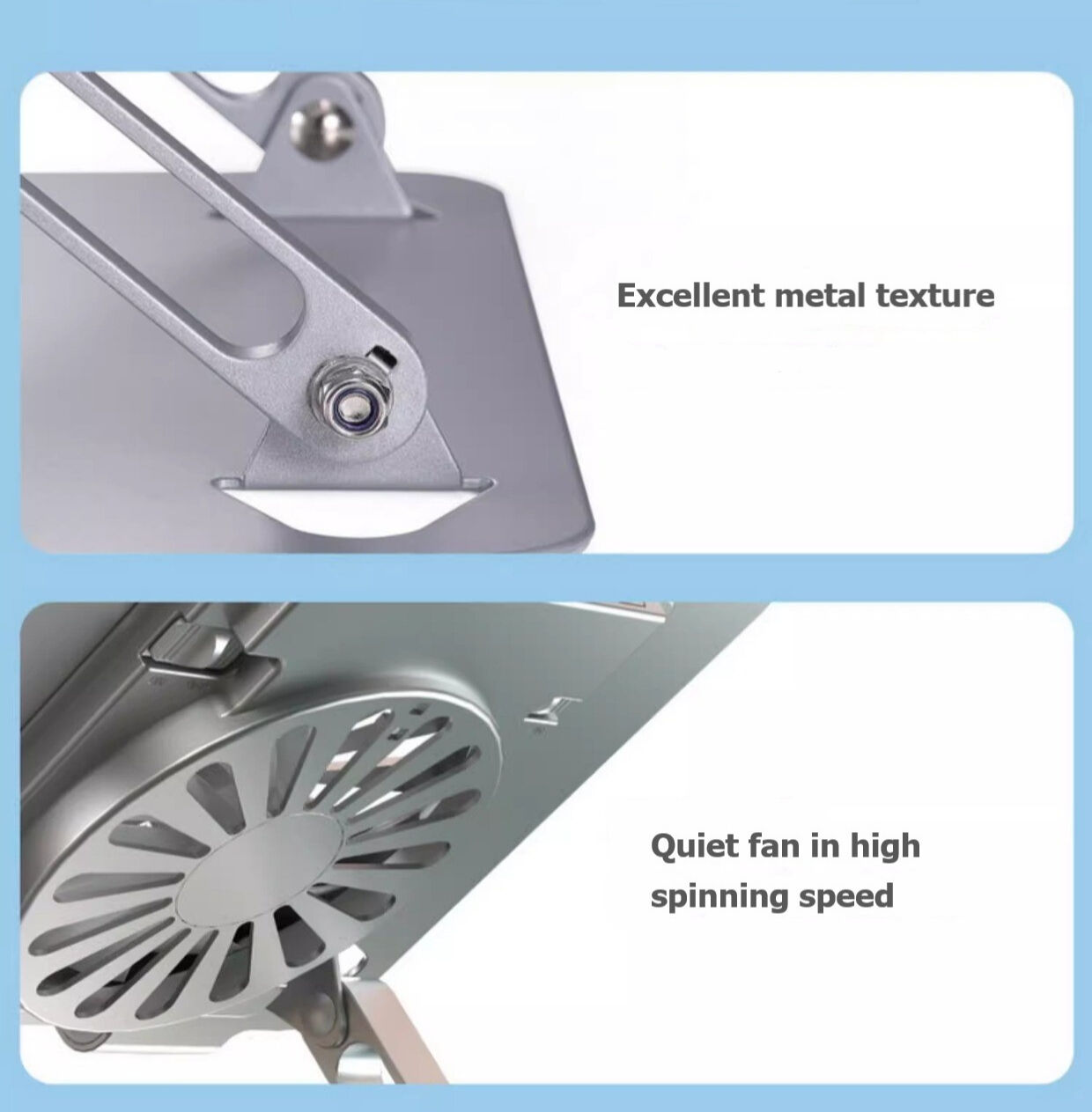 Buy Wholesale China Adjustable Laptop Stand With Cooling Fan, Aluminium ...