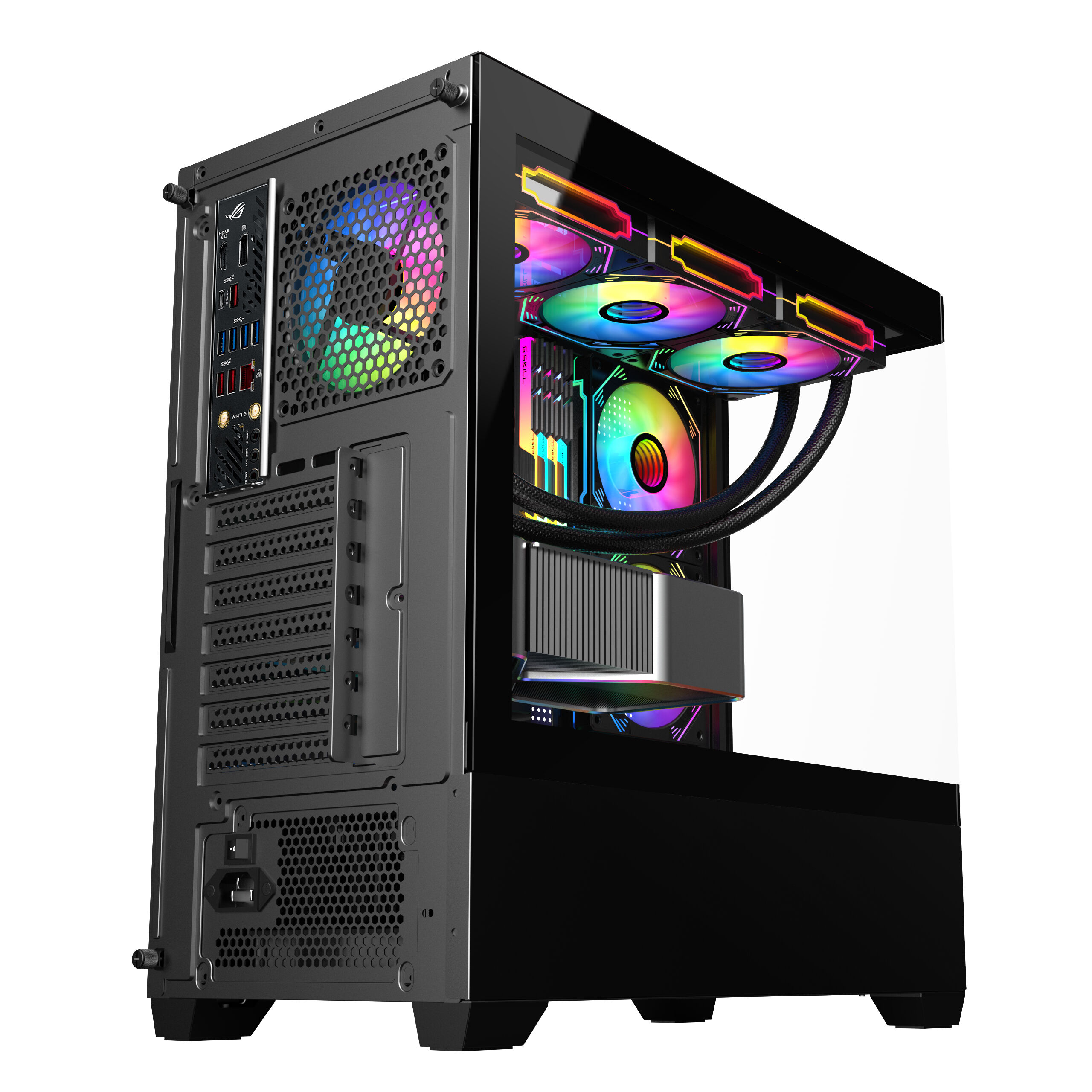 Buy Wholesale China Newest Designs Cool Gaming Pc Case Aluminum Alloy ...