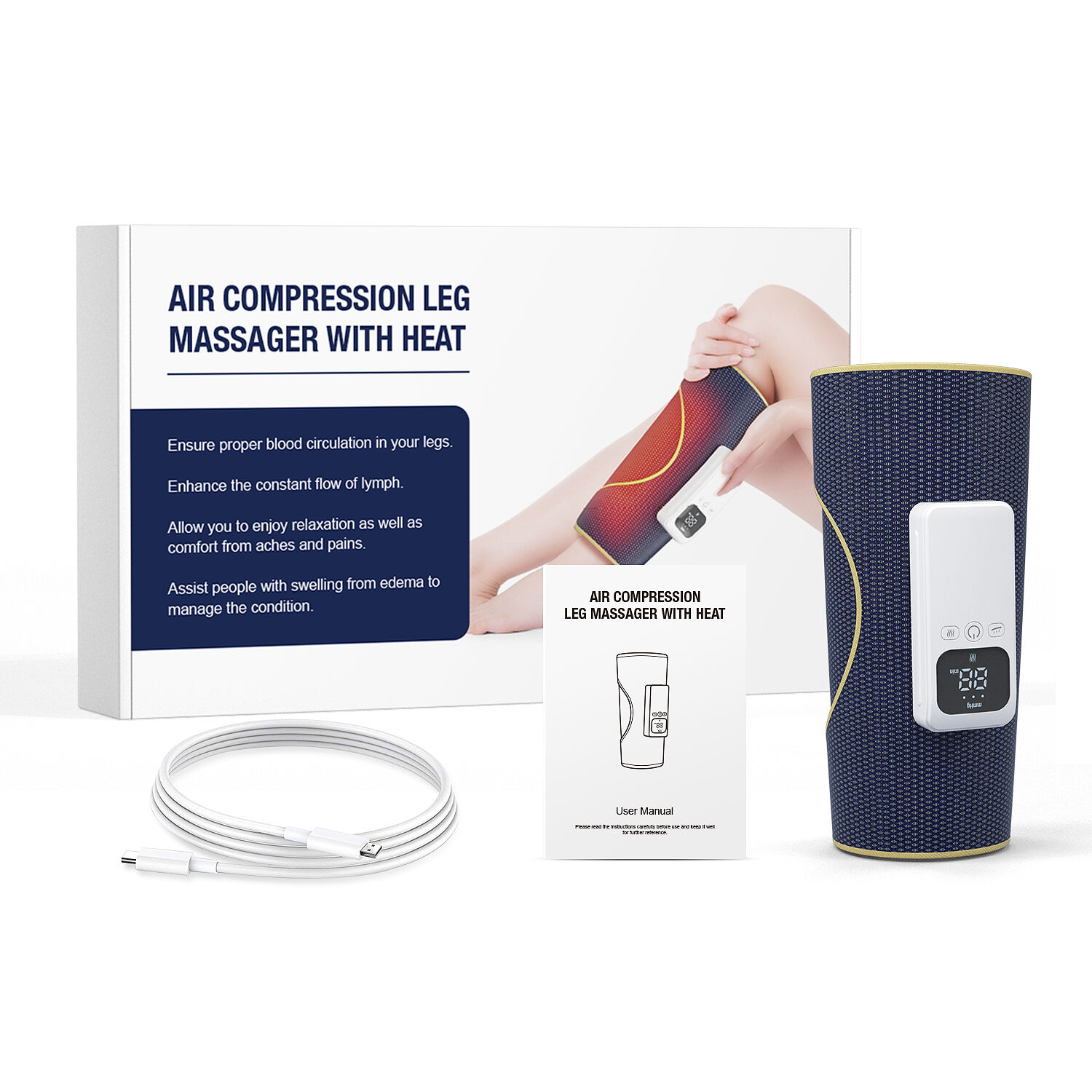 Buy Wholesale China Air Compression Leg Massager Pulse Therapy Machine ...