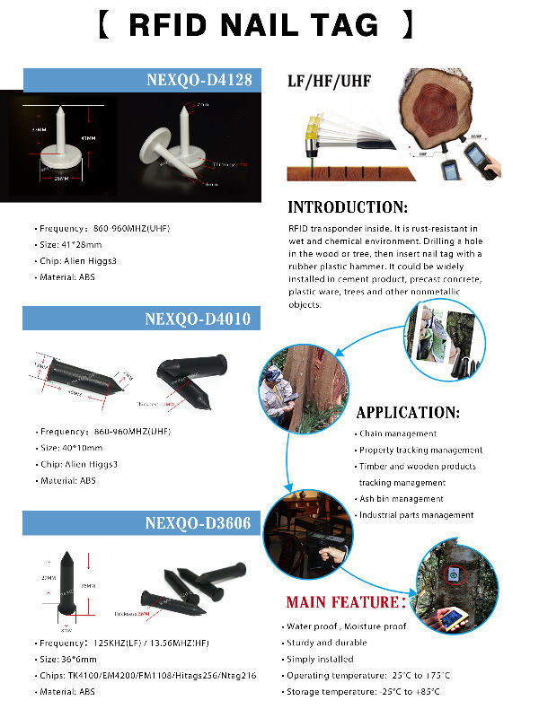 Bulk Buy China Wholesale Iso18000-6c Abs Uhf Rfid Nail Tag $0.27 from ...