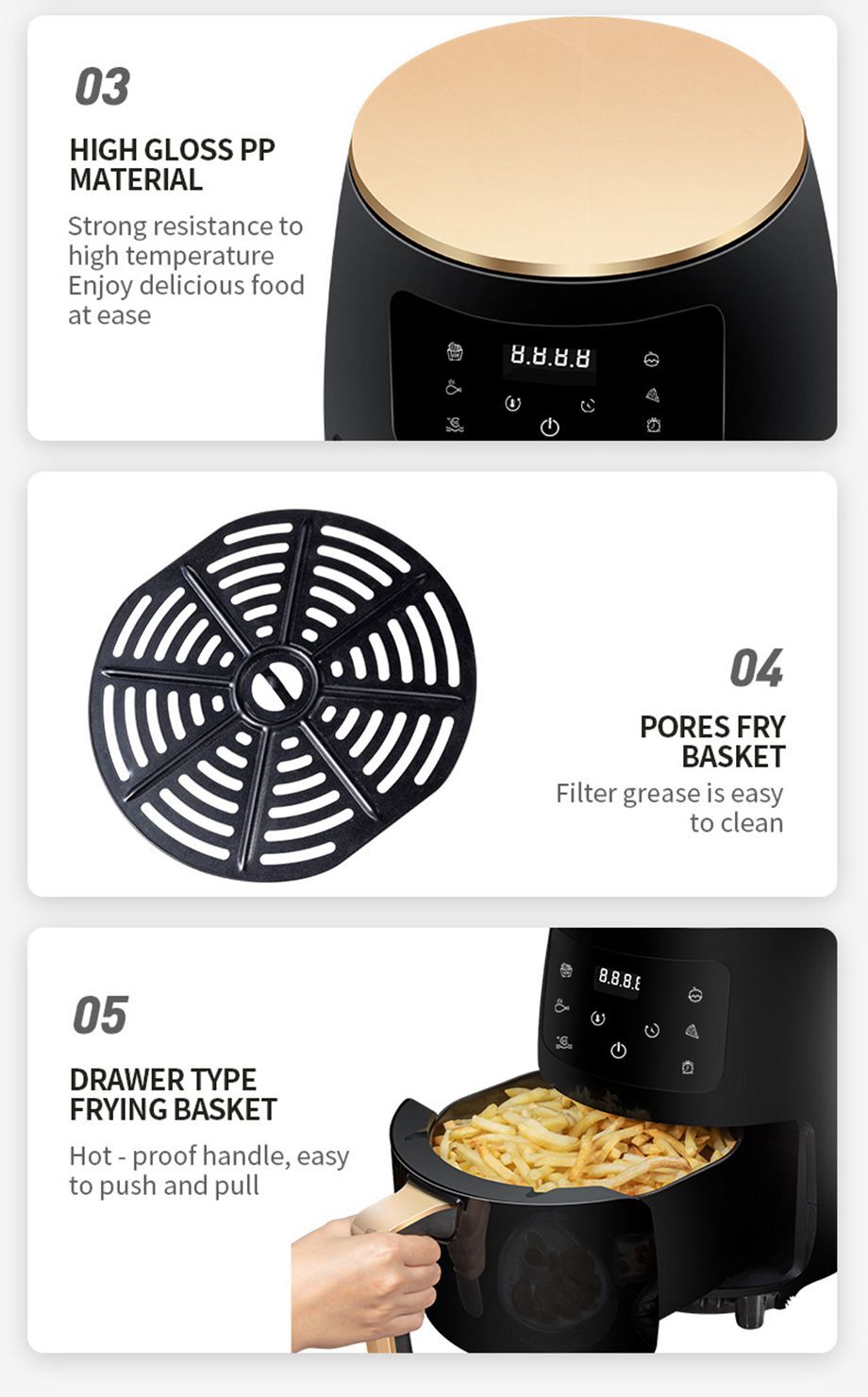 Buy Wholesale China Air Fryer Household Intelligent Air Fryer French ...