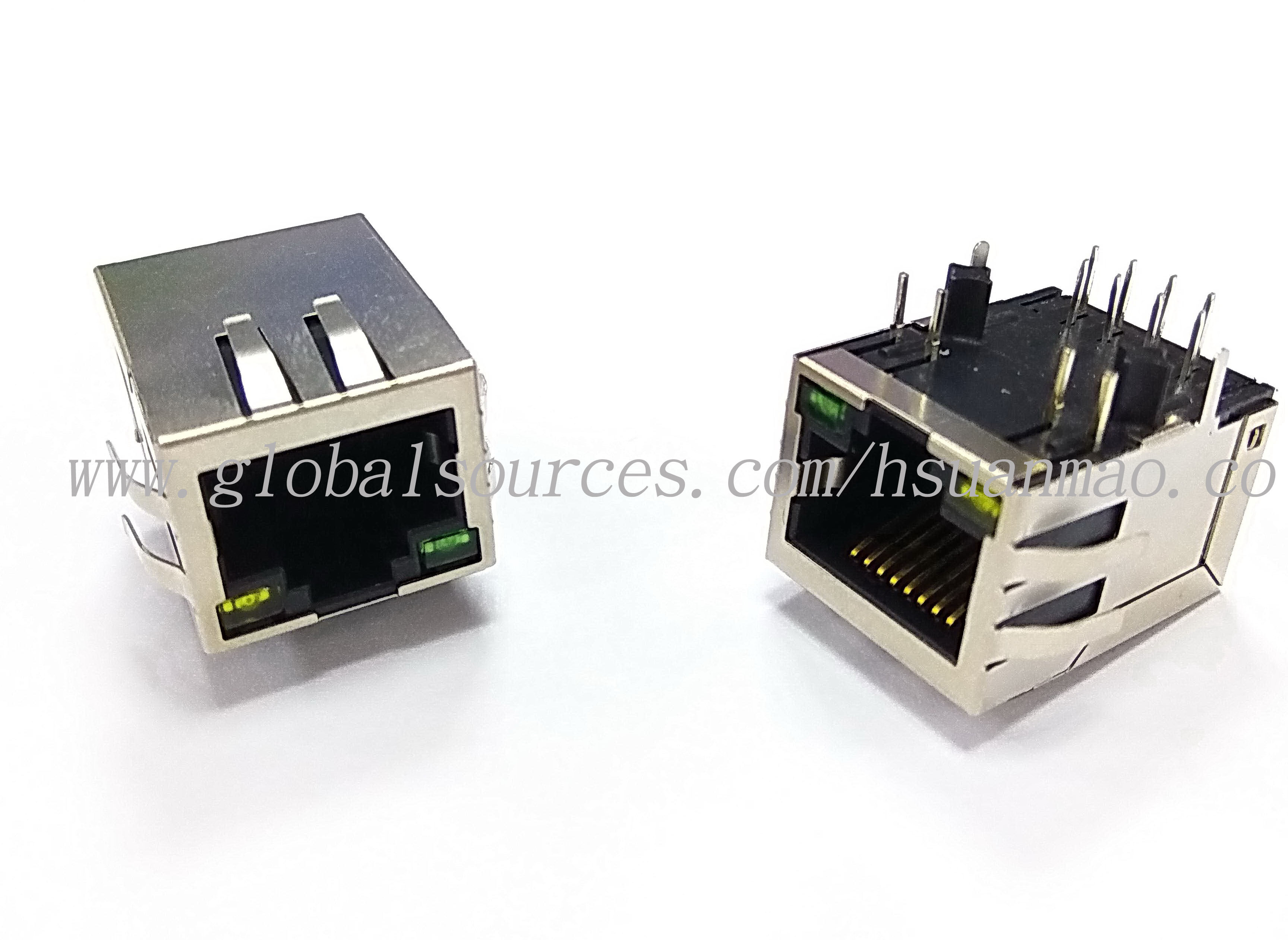 Buy Wholesale Taiwan C0072 Series Rj45 (8p8c) Transformer Modular Jack ...