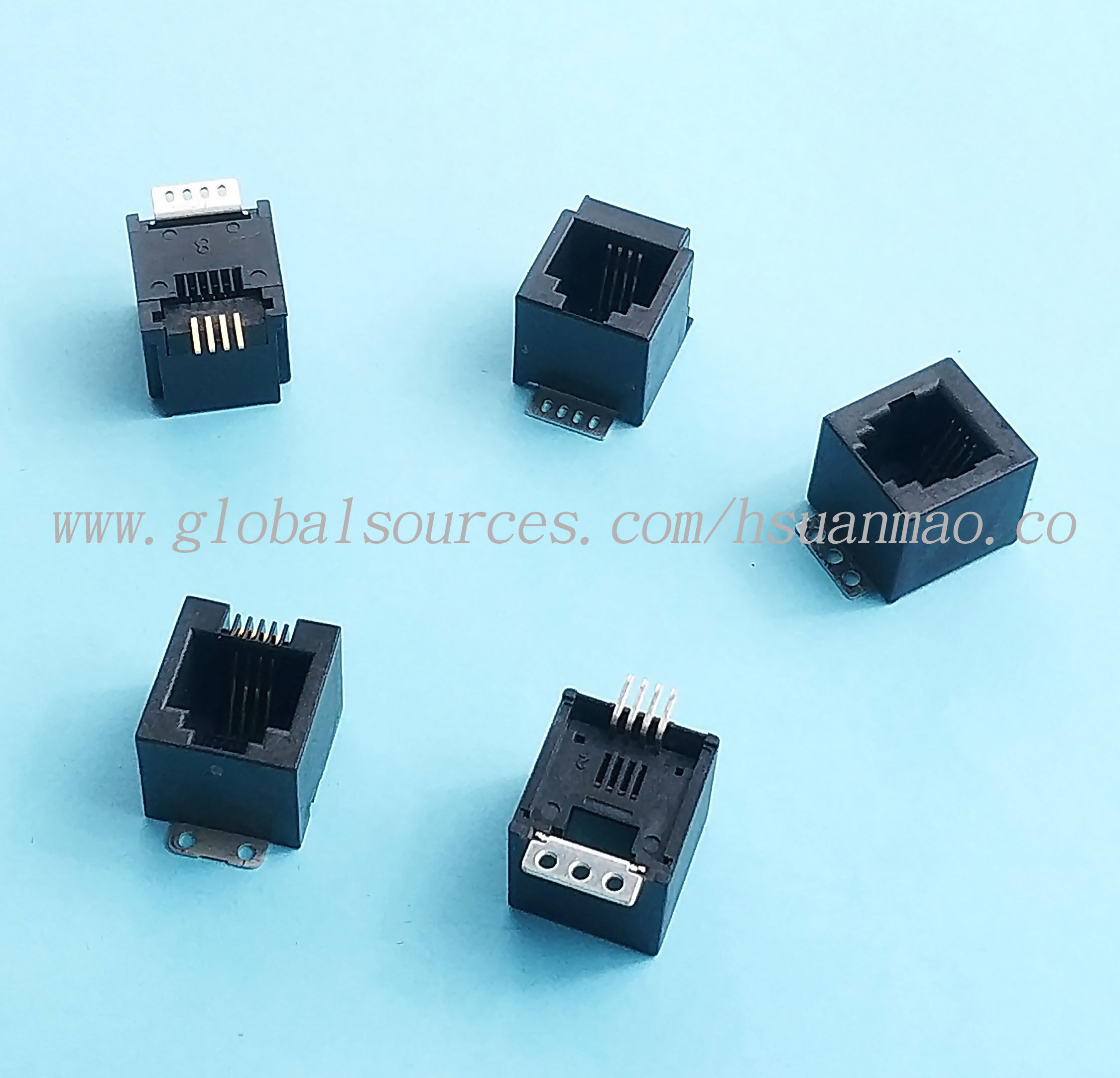 Buy Wholesale Taiwan C0053 Series Top Entry Modular Jack Smt Type ...