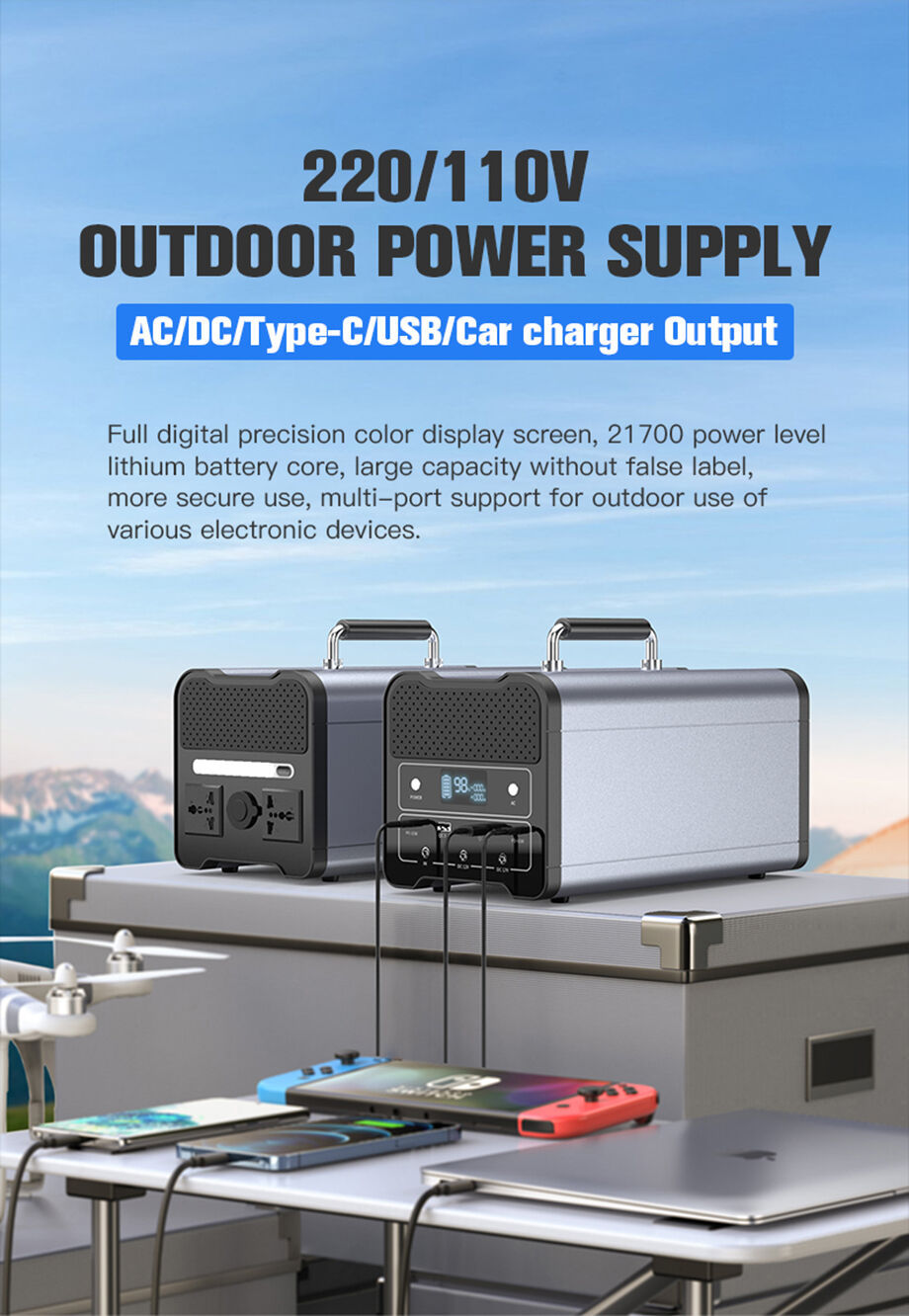 Buy Wholesale China 1000w Home Use Emergency Lithium Battery Solar ...