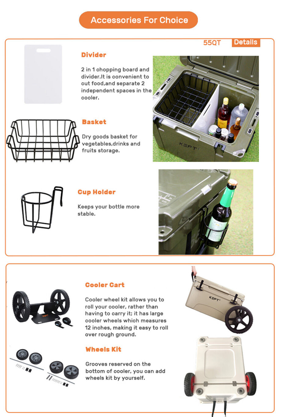 Buy Wholesale China 55qt Custom Insulated Waterproof Portable Ice Chest ...