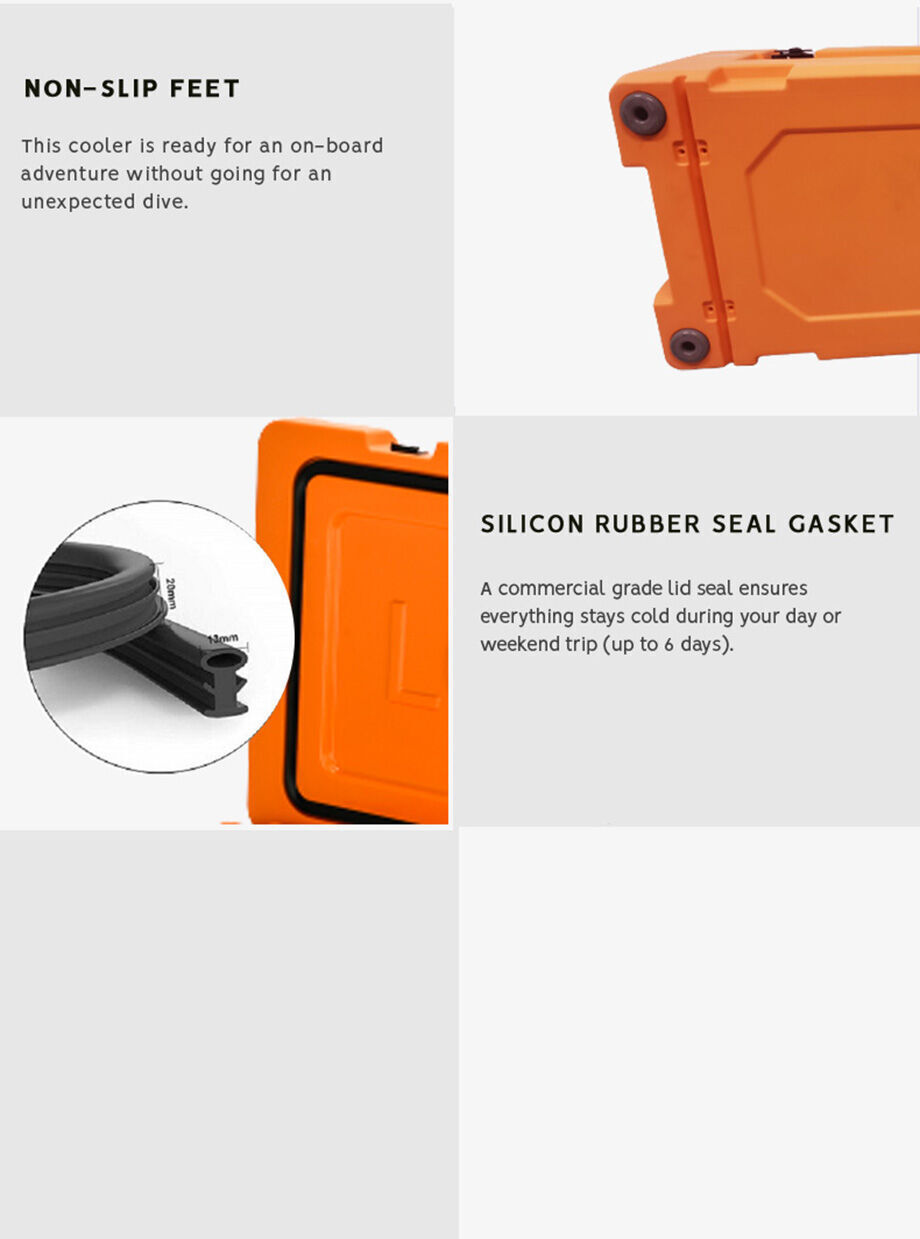 Buy Wholesale China Factory Price Orange Rotomolded Cooler Ice Box For ...