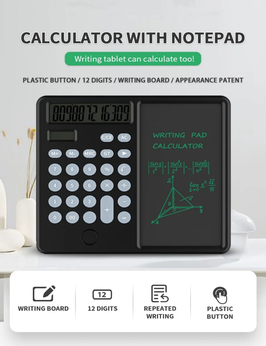 Lcd Display Desktop Function Scientific Calculator With Handwriting ...