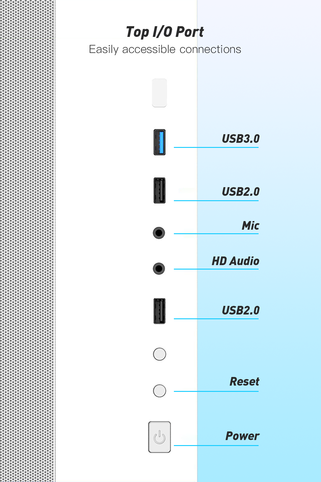 Gaming Pc Case With Infinity Tempered Glass And Usb 30 X 1 Type C Fan Sold Separately Rgb