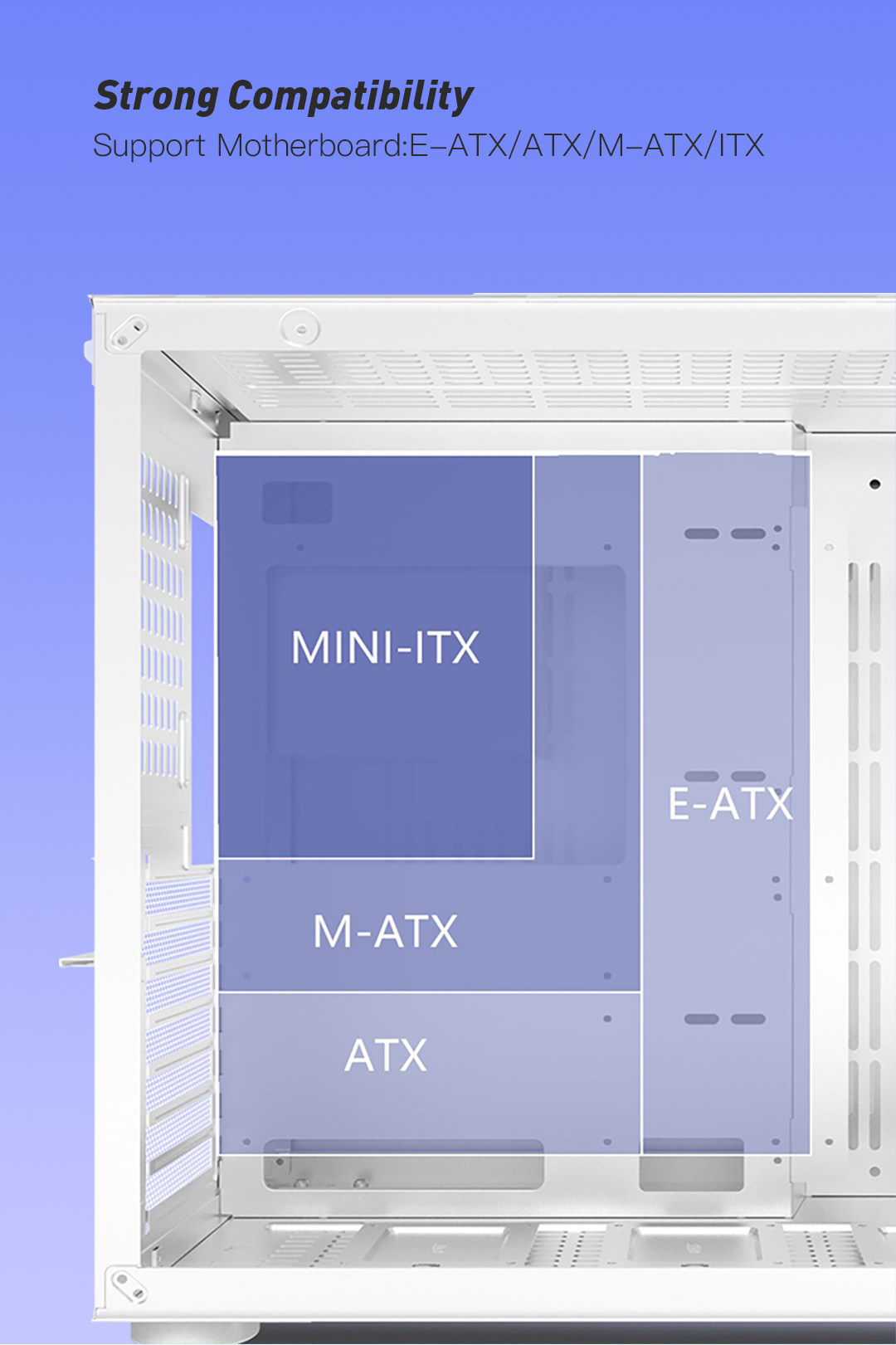 Gaming Pc Case With Infinity Tempered Glass And Usb 3.0 X 1, Type C ...