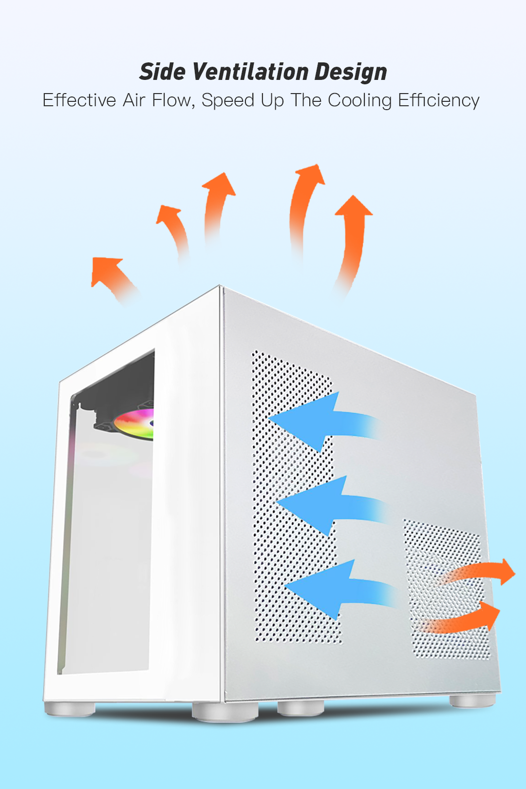 Factory Oem Gaming Pc Case With Infinity Tempered Glass And Usb 3.0 X 1 ...