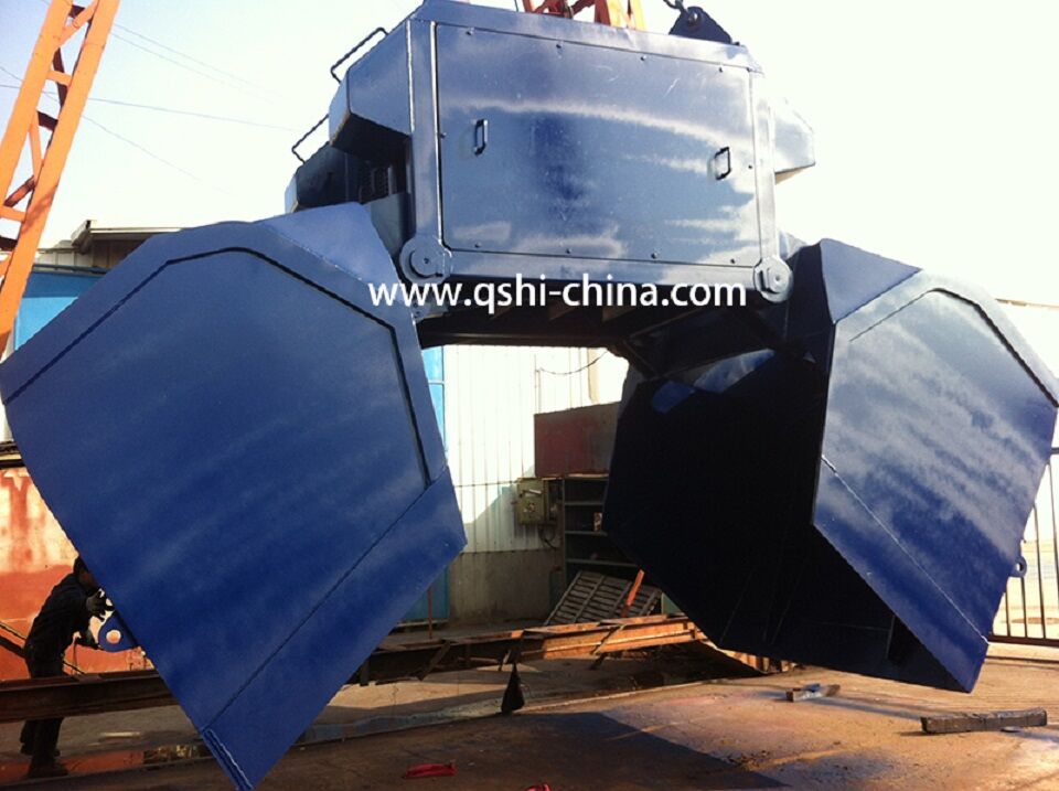 Radio Remote Control Clamshell Diesel Grab Bucket 6-12m3, Vessel Grab ...