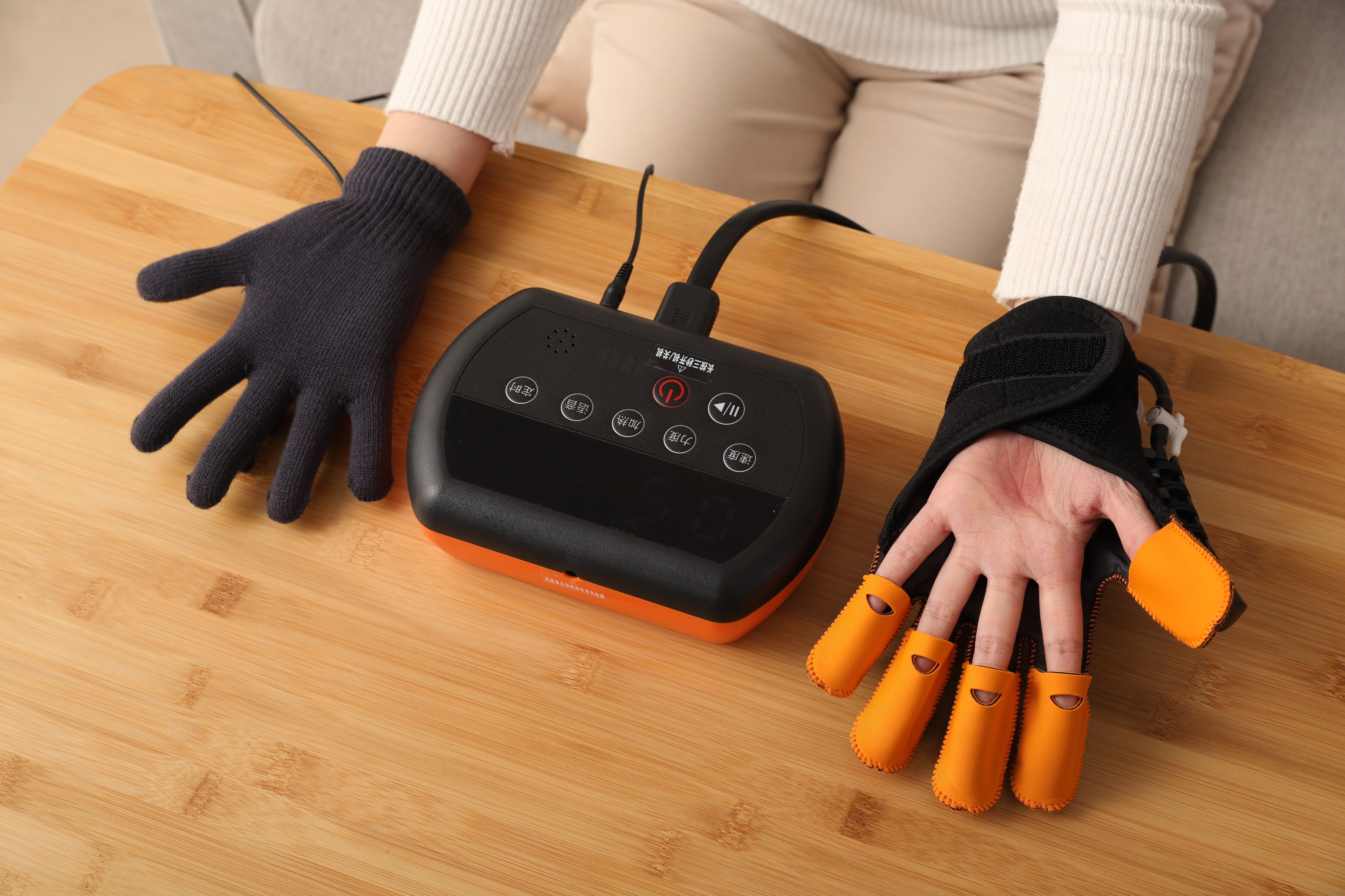 Hand Function Training Instrument Electric Hand Rehabilitation Robot ...