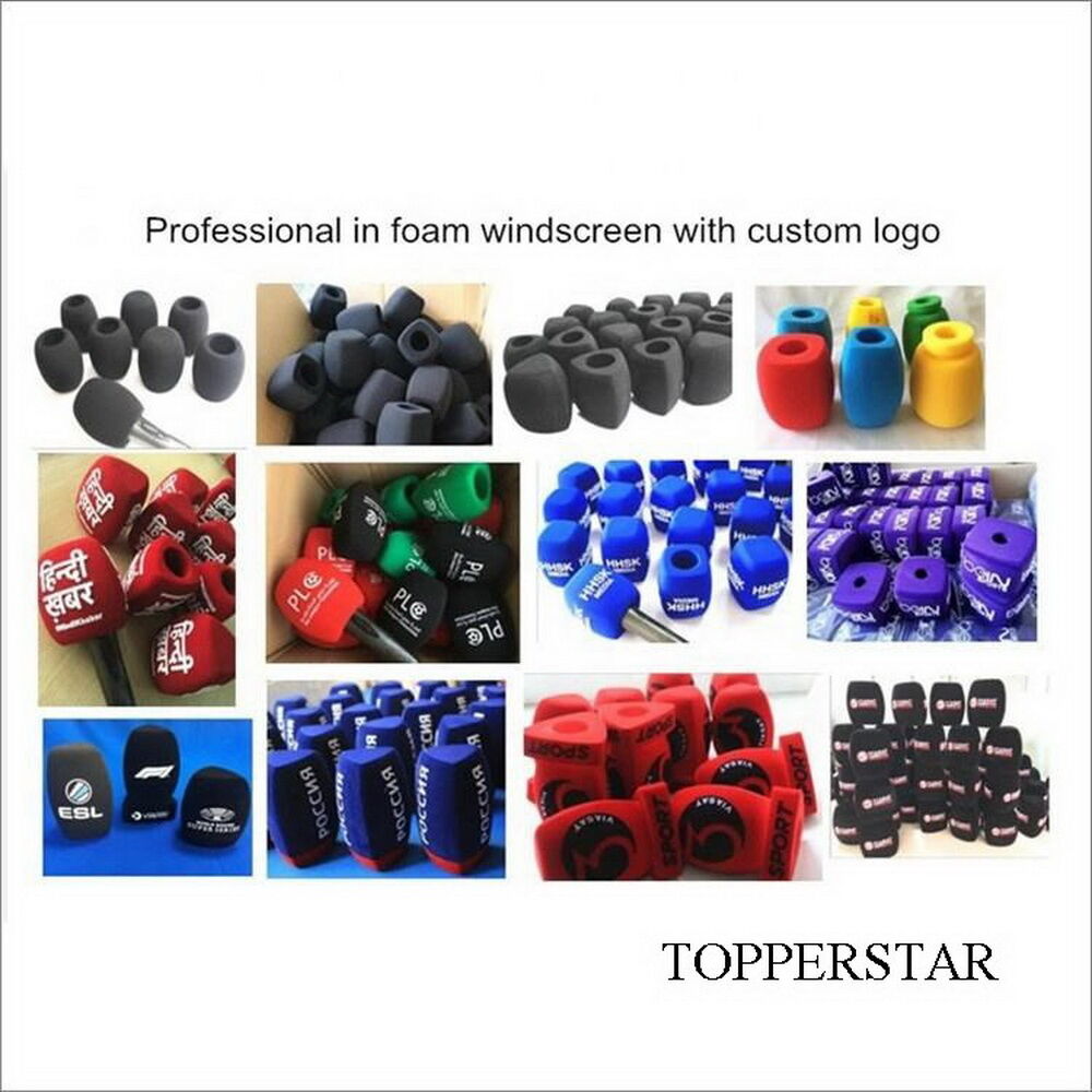 Square Shape Tube Microphone Flag Camera Video Microphone Foam Cover ...