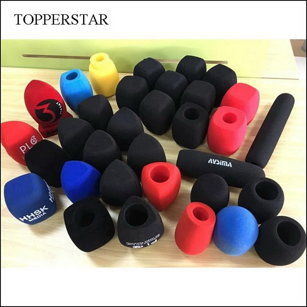 Square Shape Tube Microphone Flag Camera Video Microphone Foam Cover ...