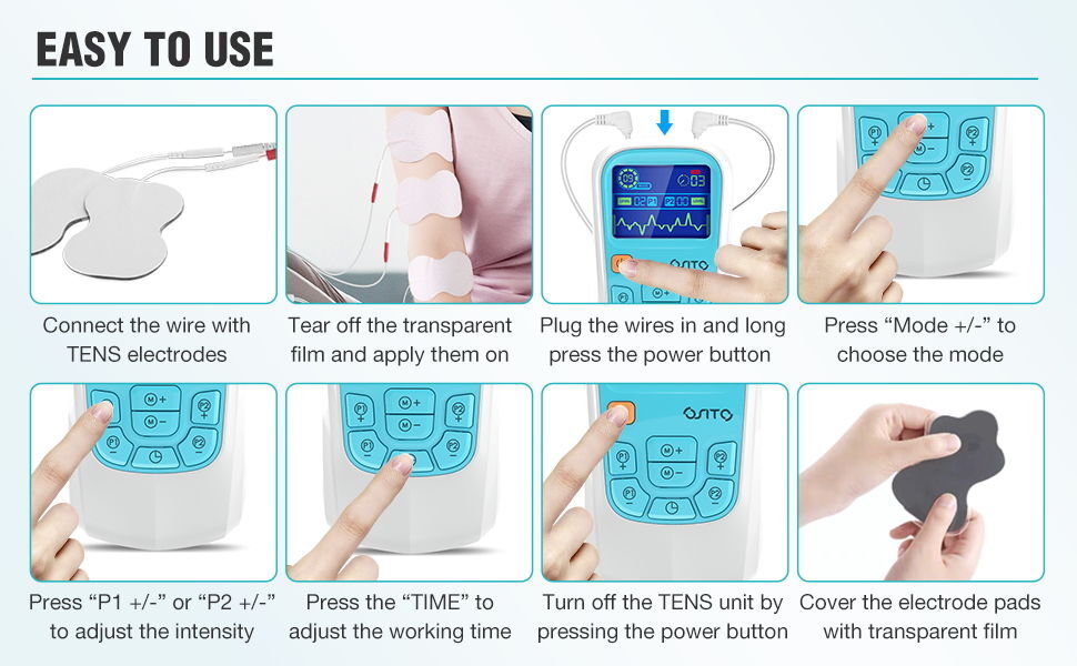 Buy Wholesale China Rechargeable Tens Unit Handheld Electronic Pulse ...