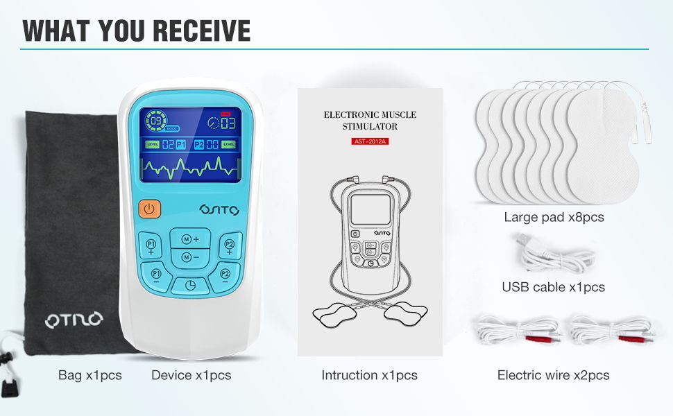 Buy Wholesale China Rechargeable Tens Unit Handheld Electronic Pulse ...